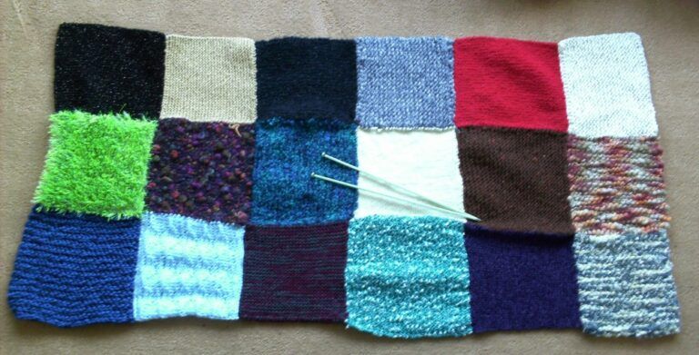 Patchwork Blanket » Knitting-and.com