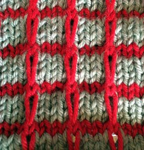 Free Knitting Pattern - Pretty Check » Knitting-and.com
