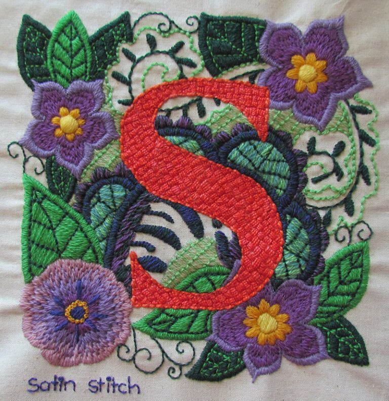 S is for Satin Stitch » Knitting-and.com